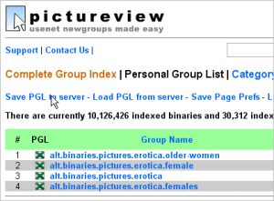 Personal Group List (PGL) – PictureView®